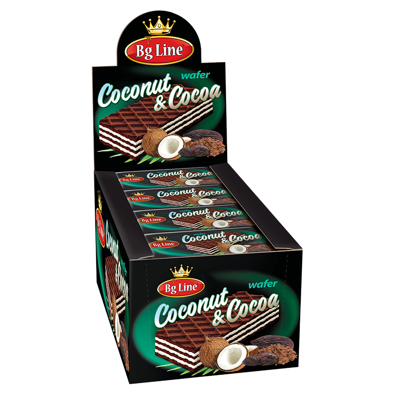 BG LINE Wafer Coconut&Cocoa 45g - TuyenG