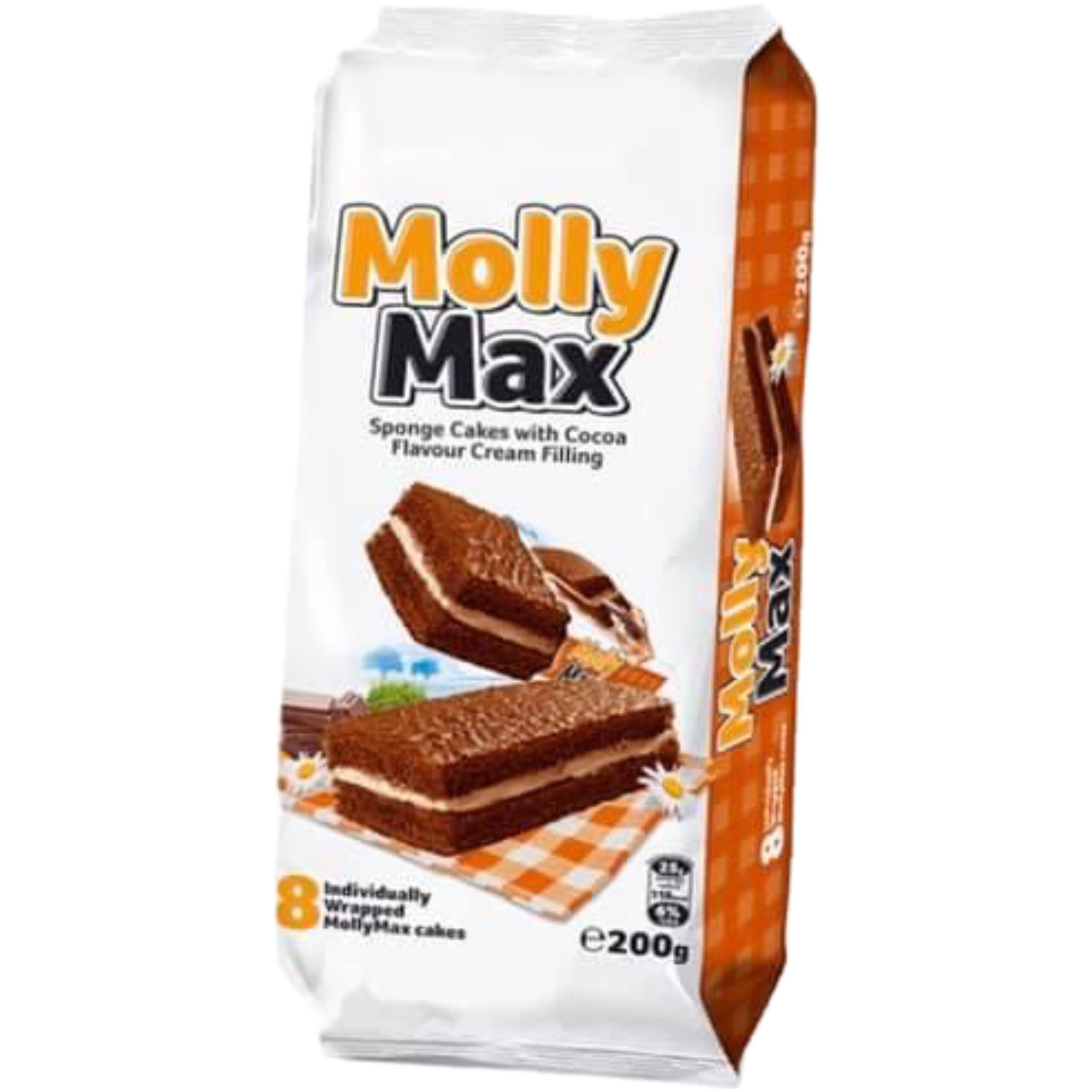 Molly Max Cakes With Cocoa 12x200g (het han) - TuyenG