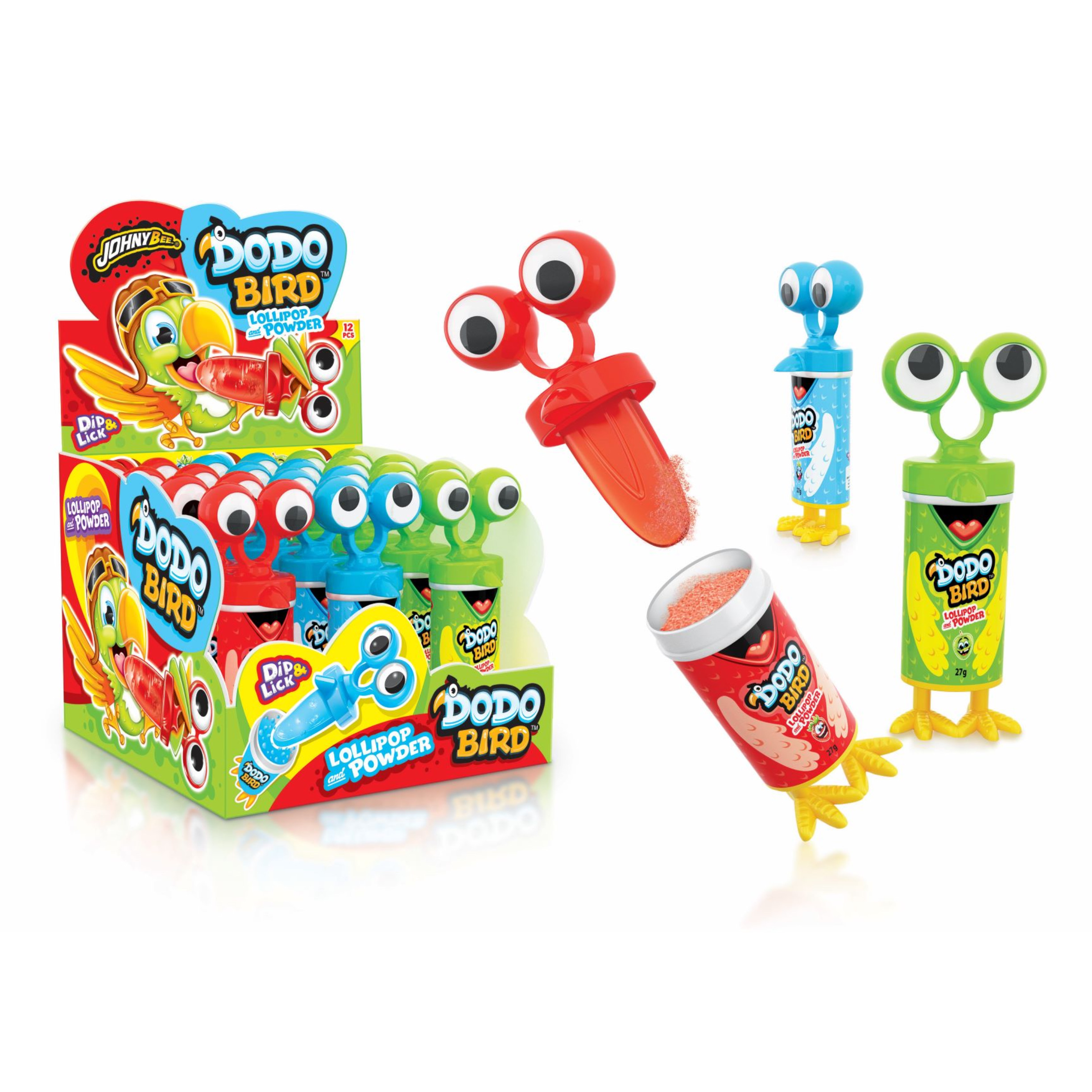 JB Dodo Bird Lollipop& Powder 12x27g - TuyenG