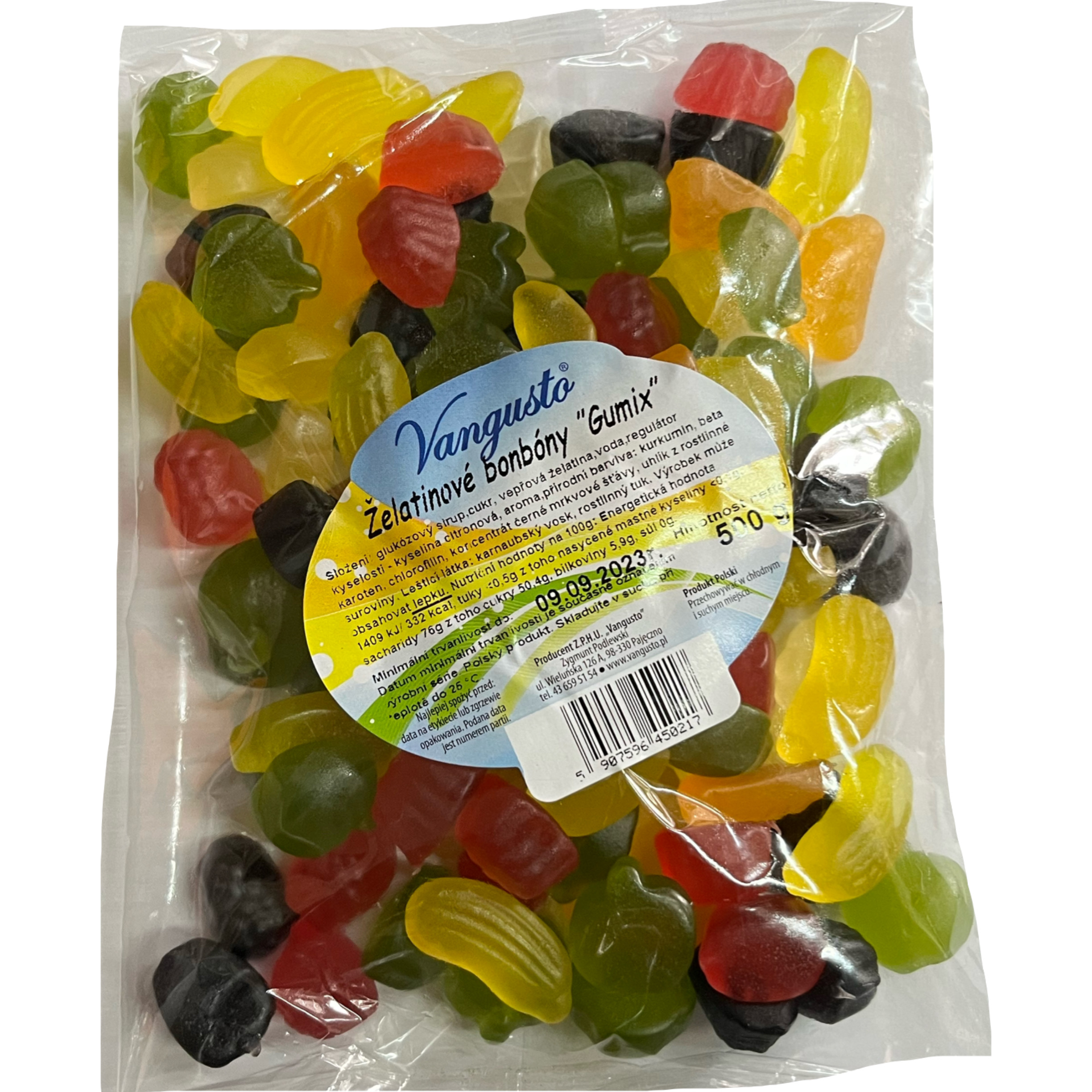 VANGUSTO 500g Želatiové Bonbóny "Gumix" - TuyenG