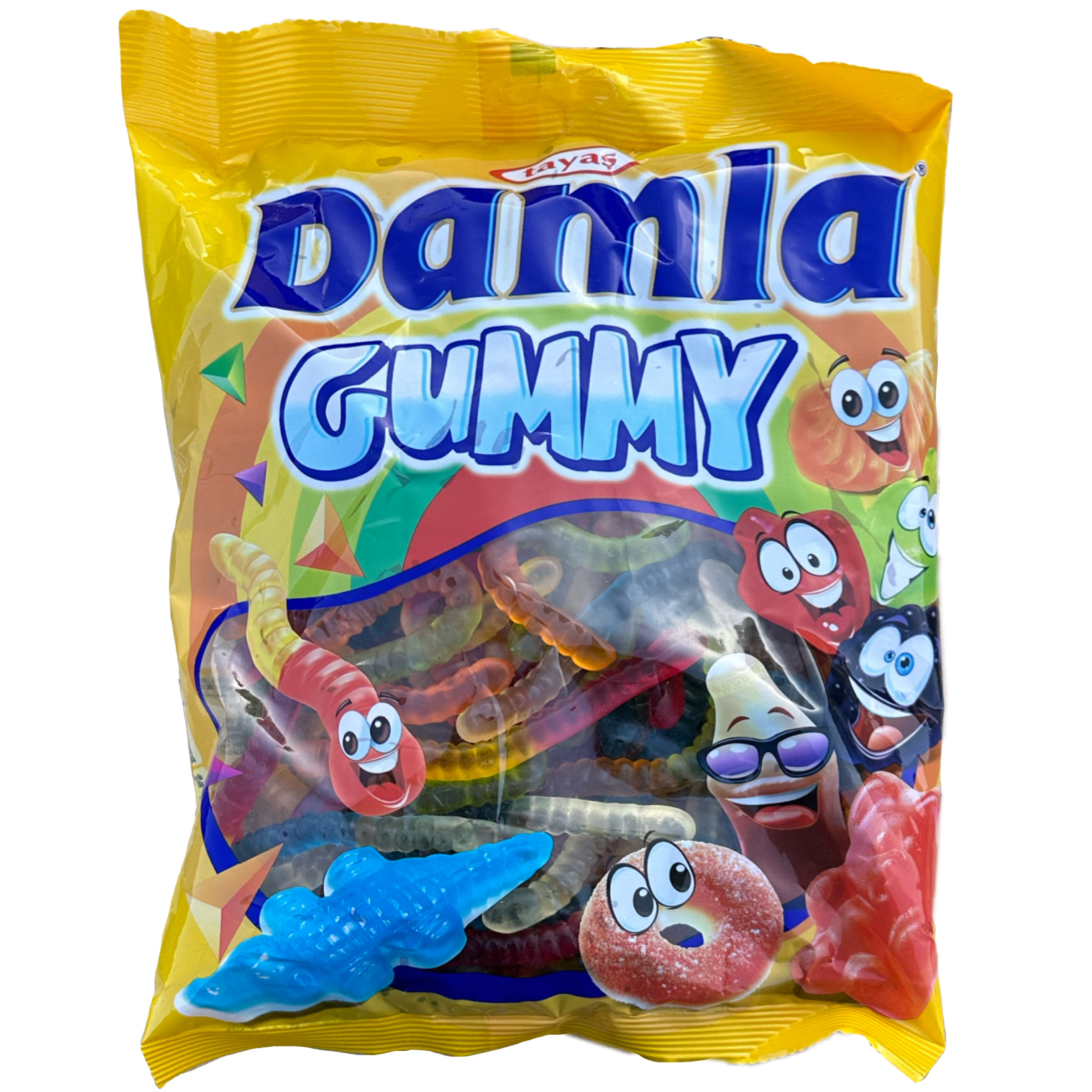 TAYAS 1kg Damla Gummy Candy With Juice 12ks/kar (Sâu mix) - TuyenG