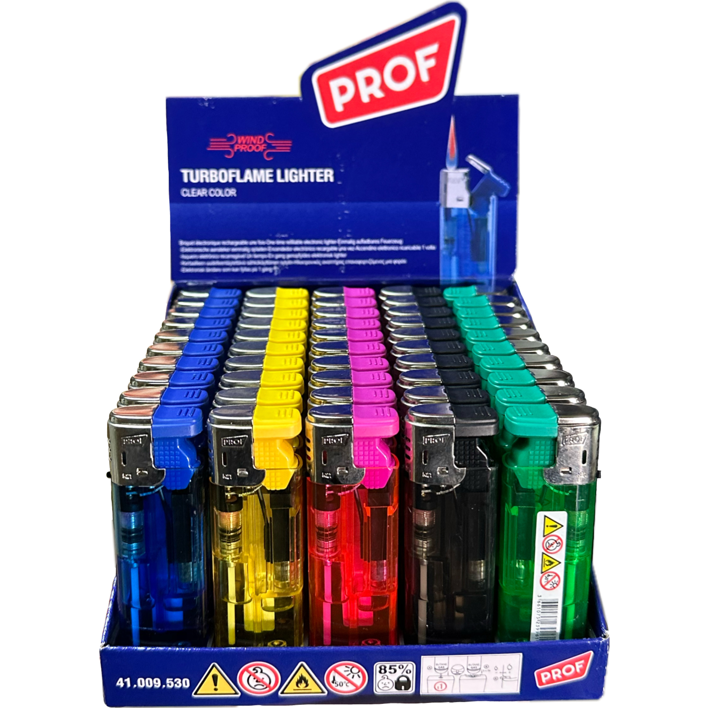 PROF Turboflame Lighter Clear Color 50ks - TuyenG