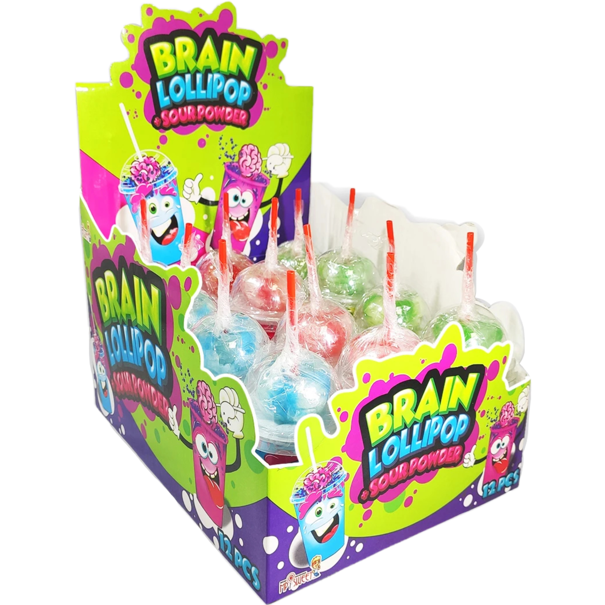 MP Brain Lollipop Sour Powder 12x50g - TuyenG