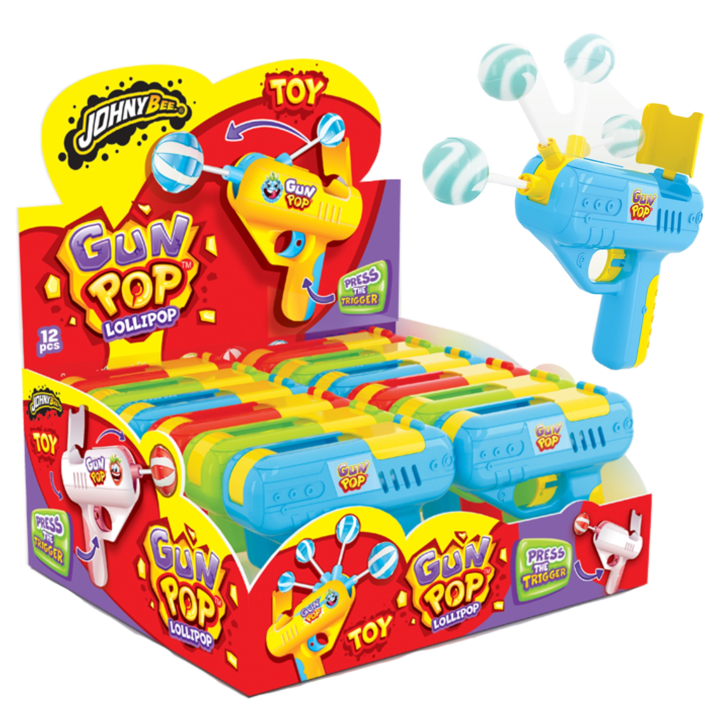 JB Gun Pop Lollipop 12x10g - TuyenG