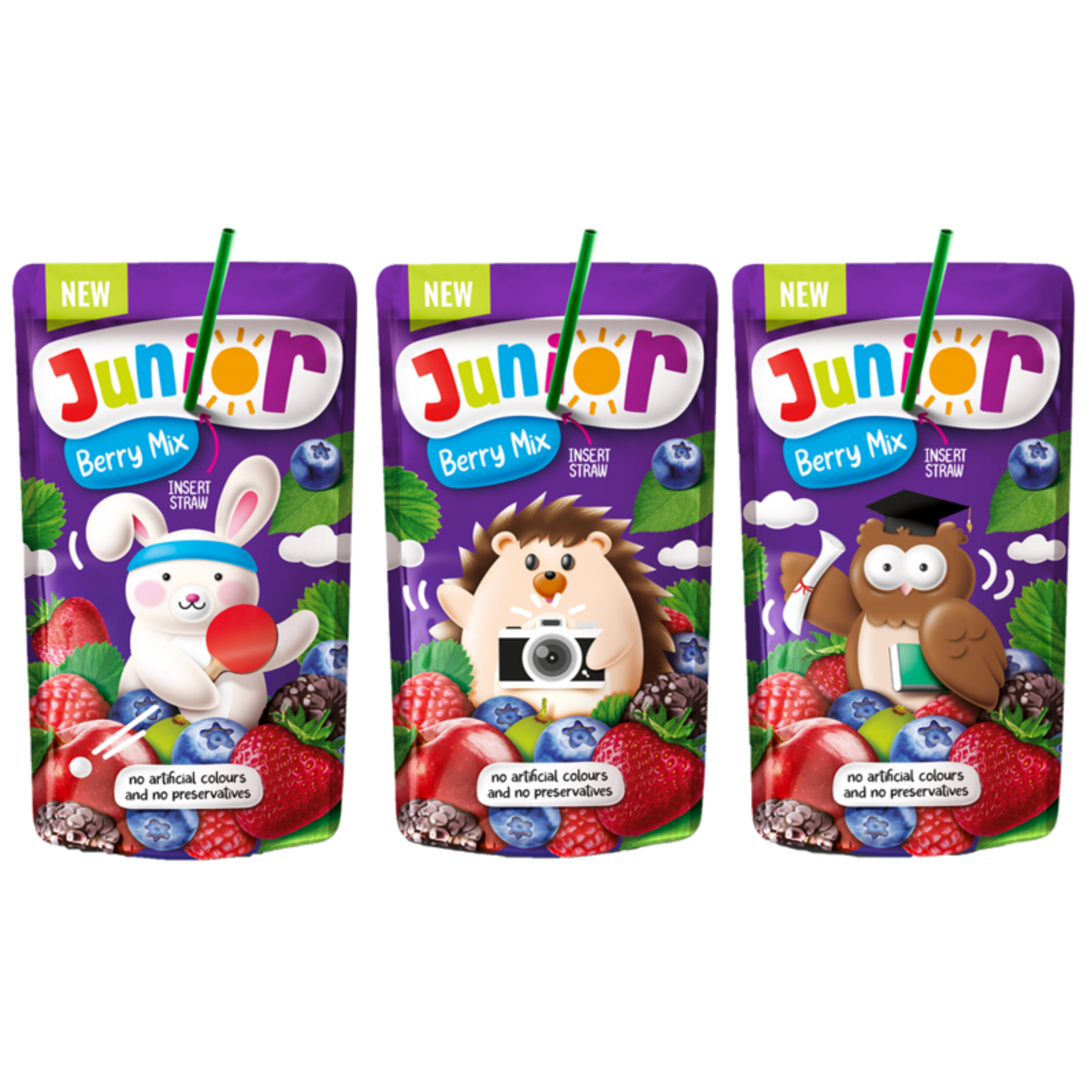 JUNIOR Berry Mix 8x200ml - TuyenG