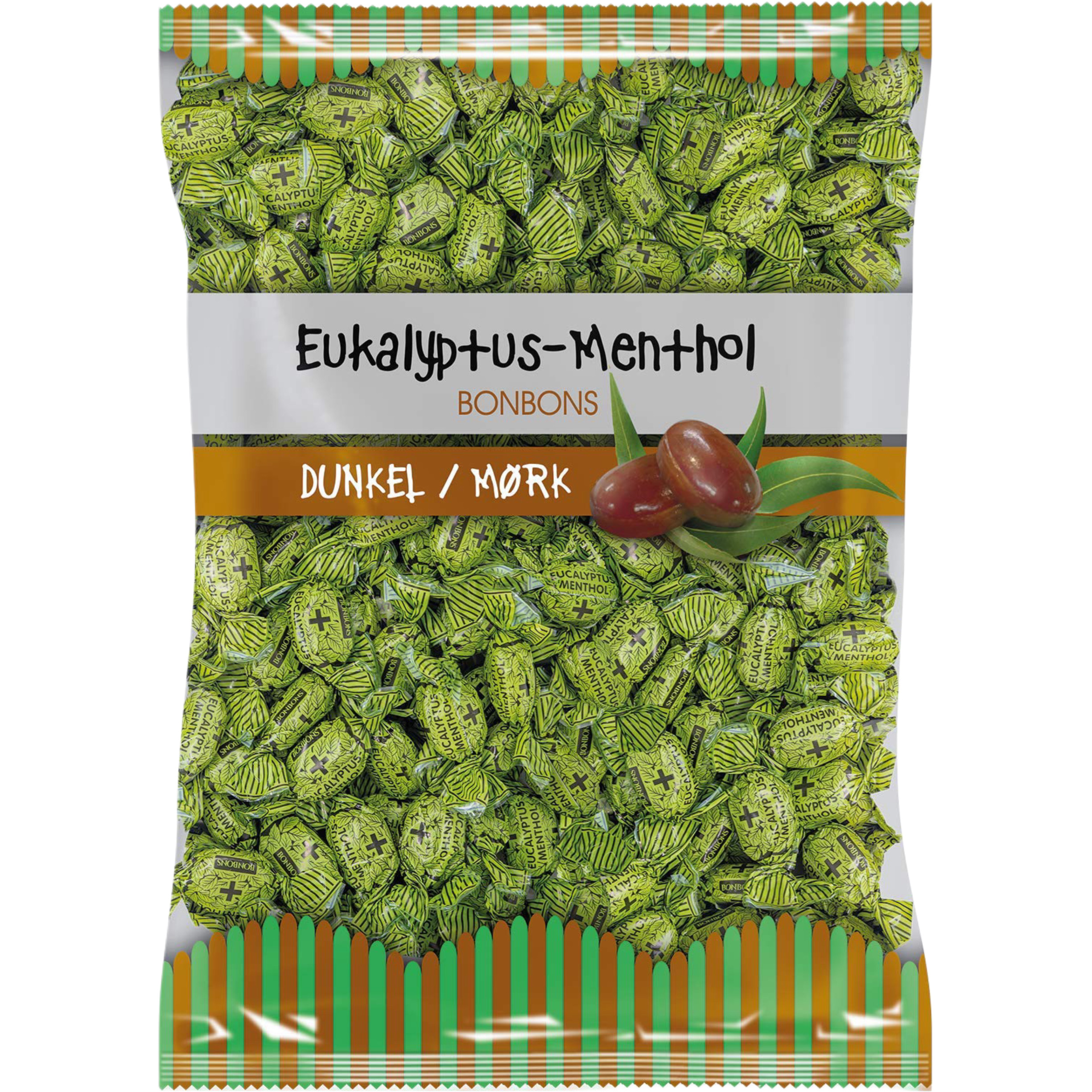 Eukalyptus-Menthol Bonbons Dunkel 8x1kg - TuyenG
