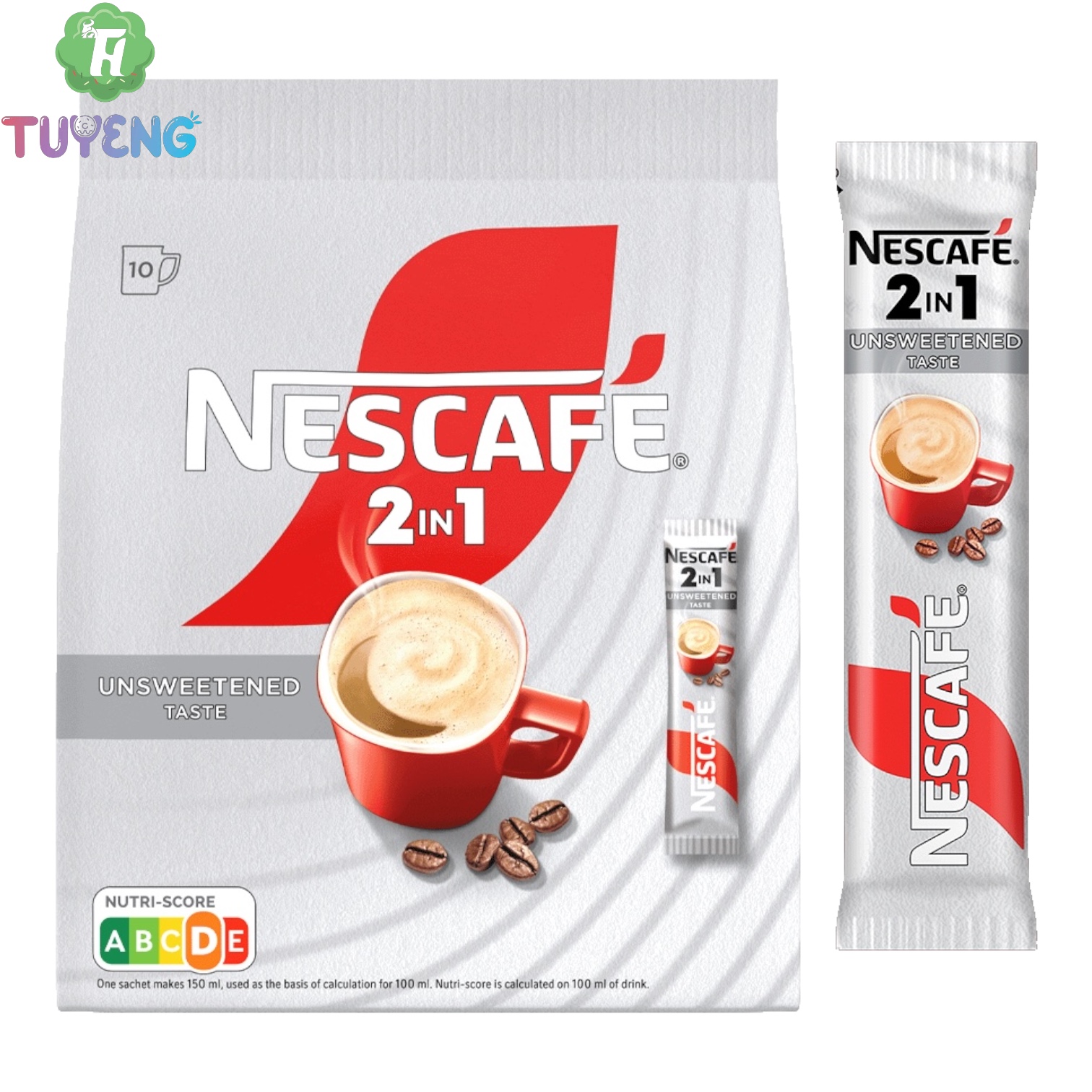 NESCAFE 2in1 Unsweetened Taste 18x(10x8g) - TuyenG