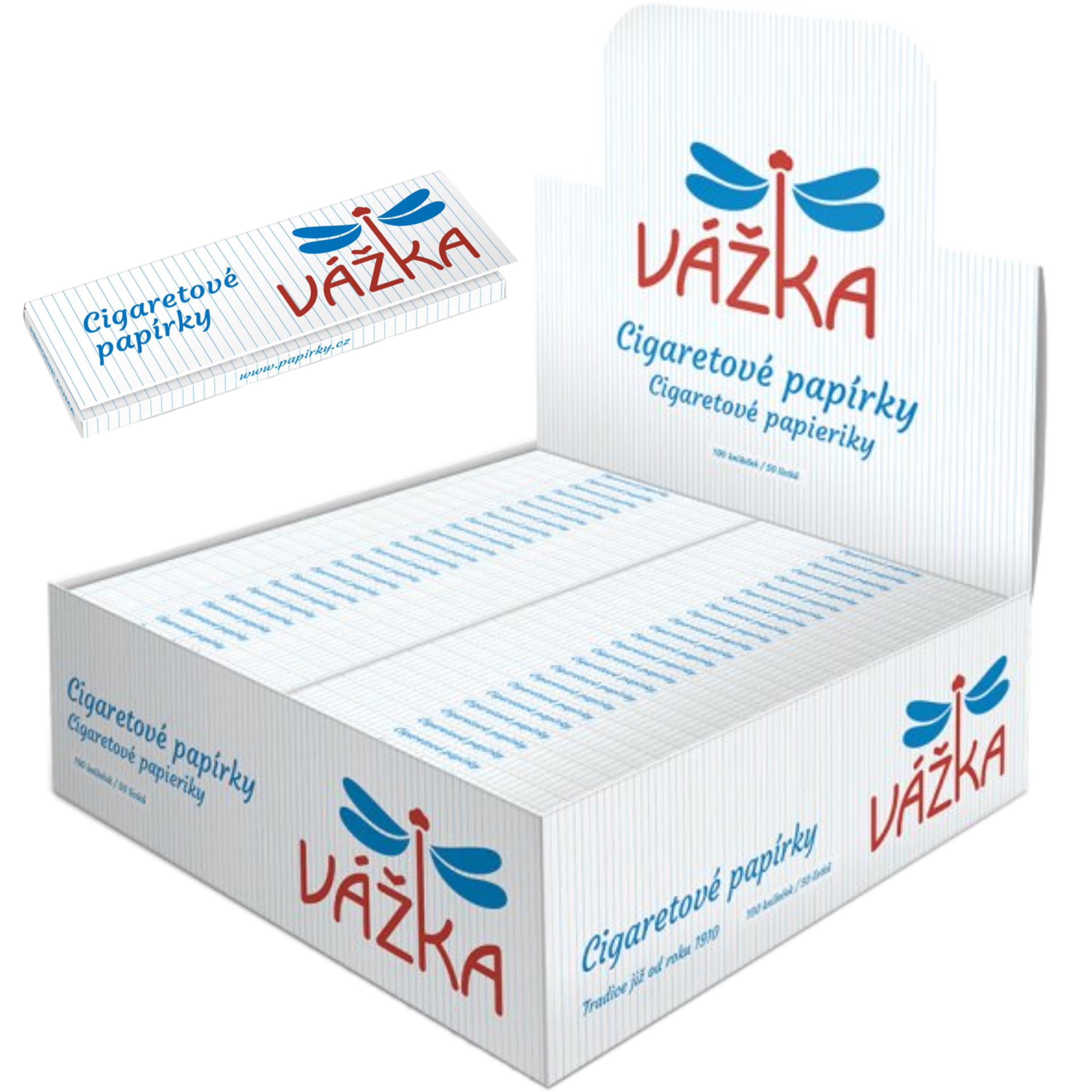 VÁZKA Cigaretové Papírky 100ks - TuyenG