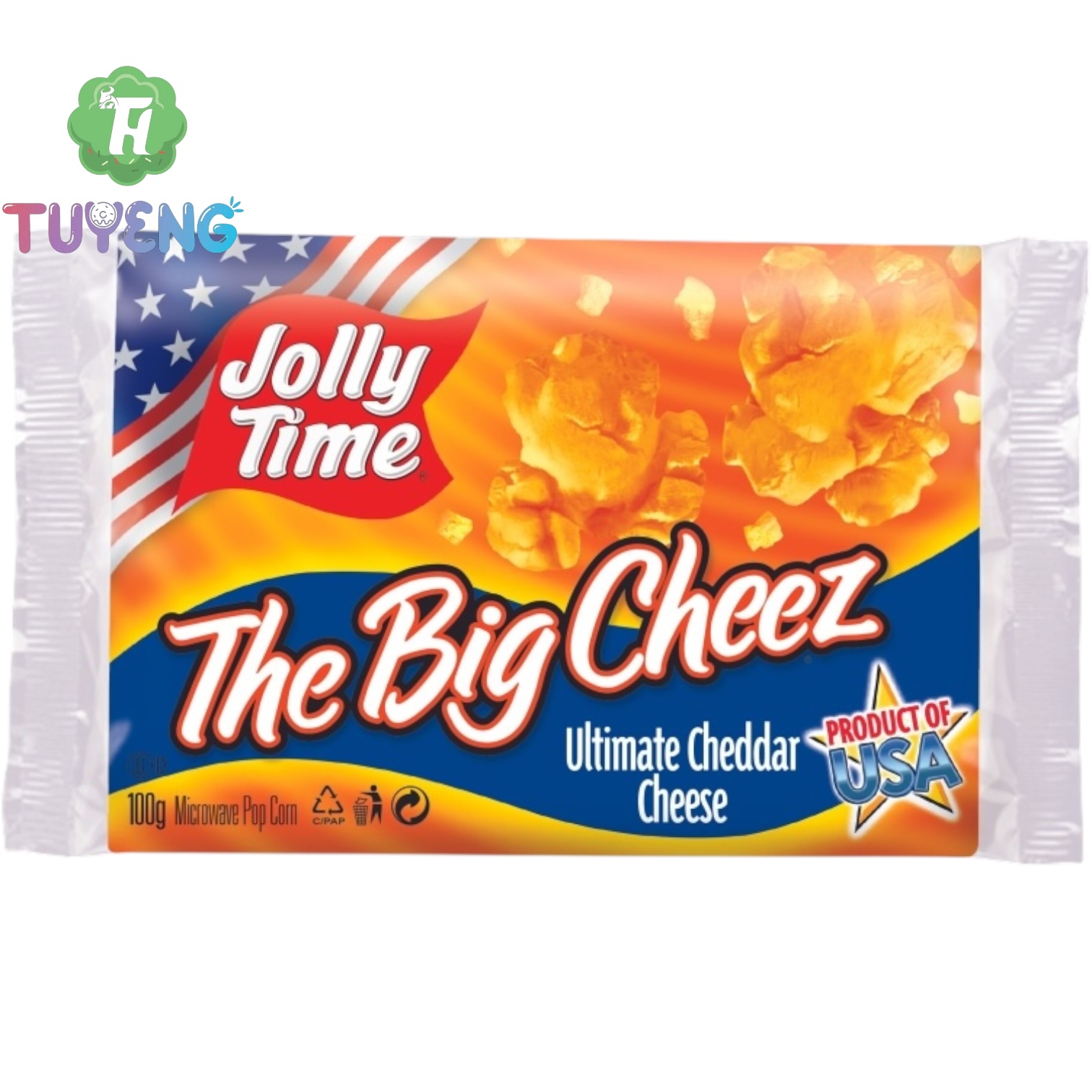 Jolly Time Popcorn The Big Cheez 18x100g - TuyenG