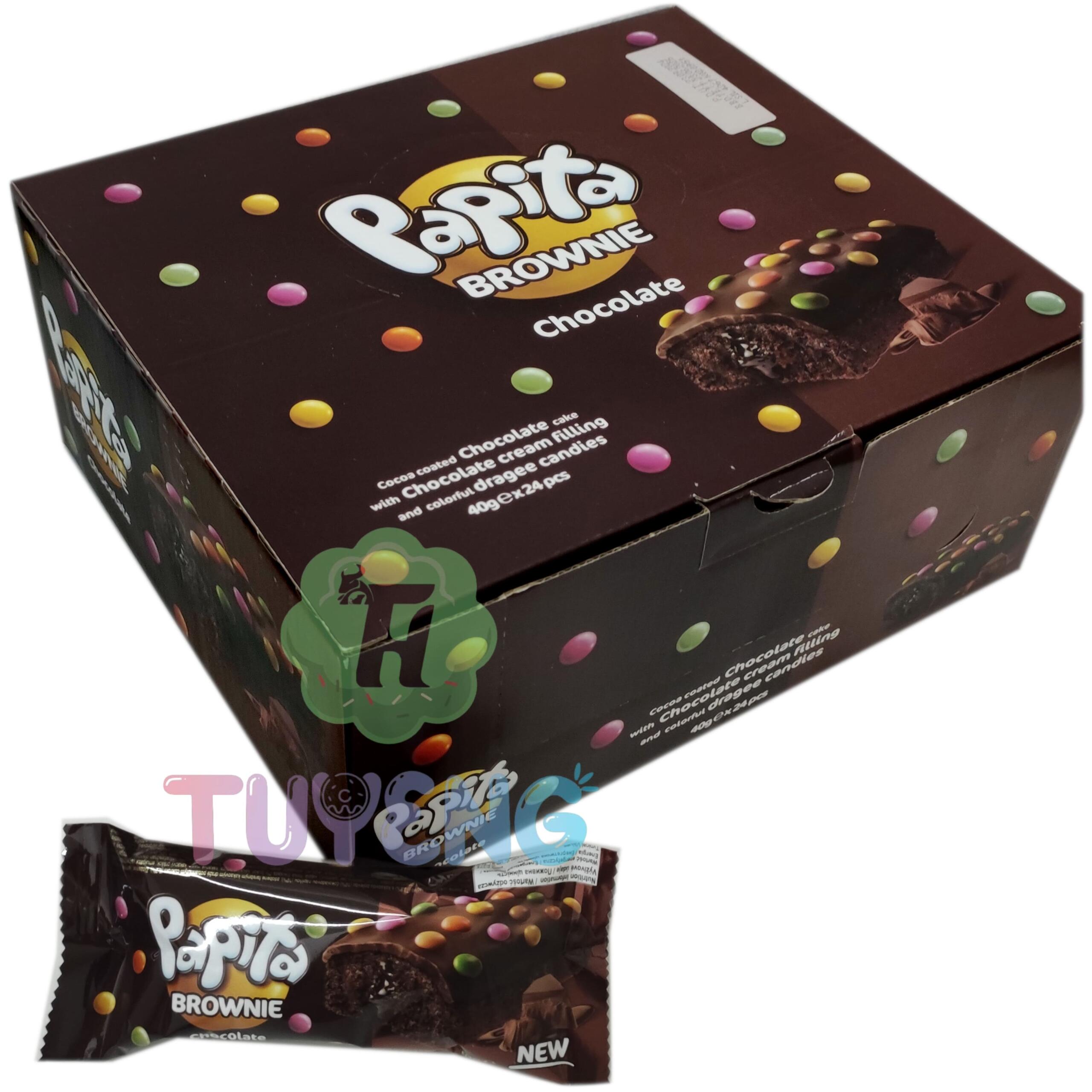 PAPITA Brownie Chocolate 24x40g - TuyenG