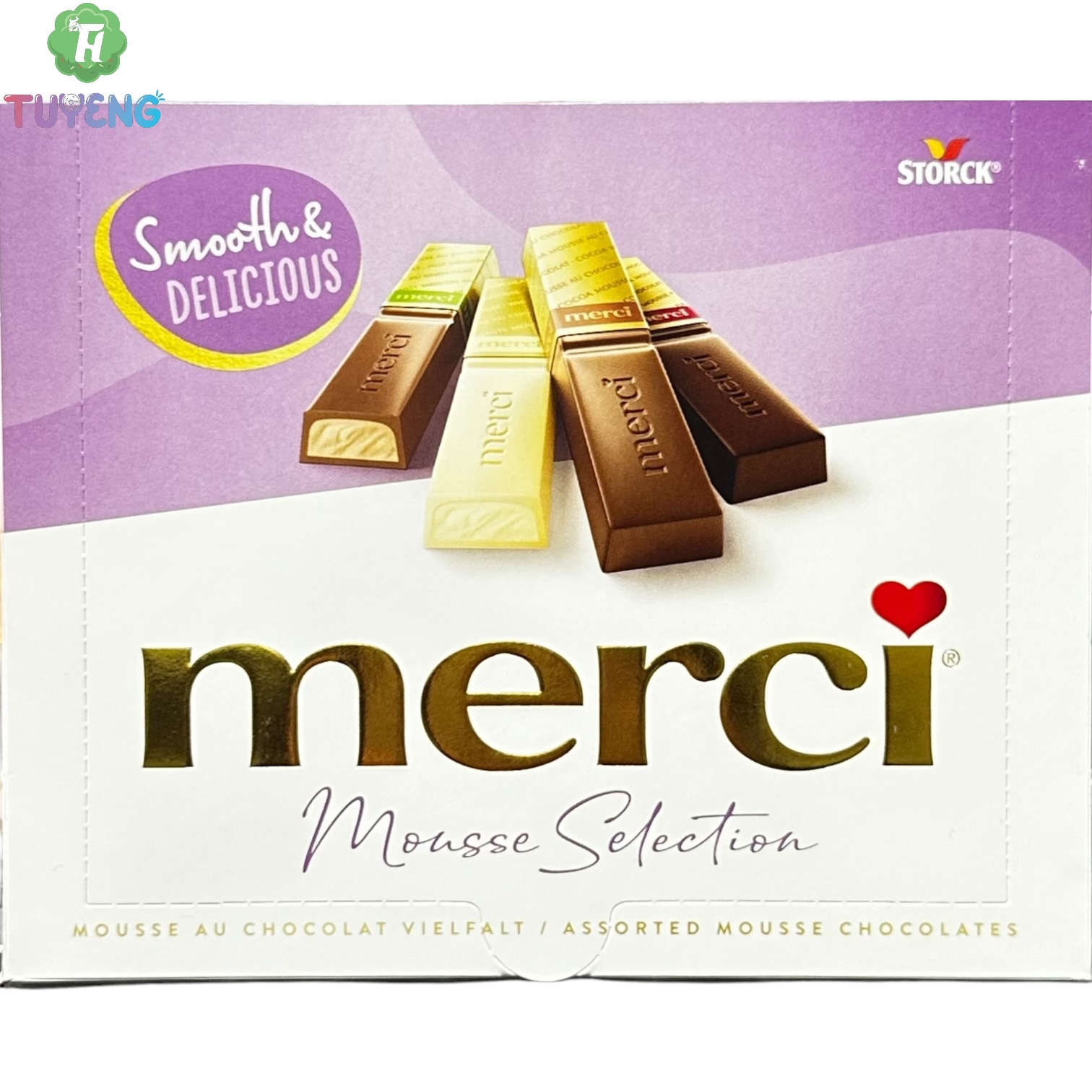 MERCI Mousse Selection Assorted Mousse Chocolate 10x250g - TuyenG