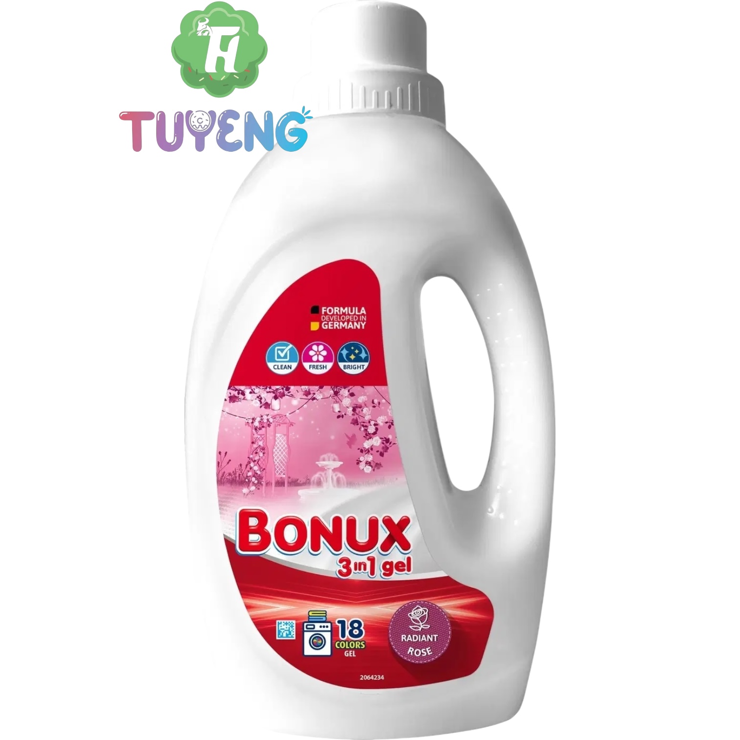 BONUX 3in1 Gel 18 Radiant Rose 6x900ml - TuyenG