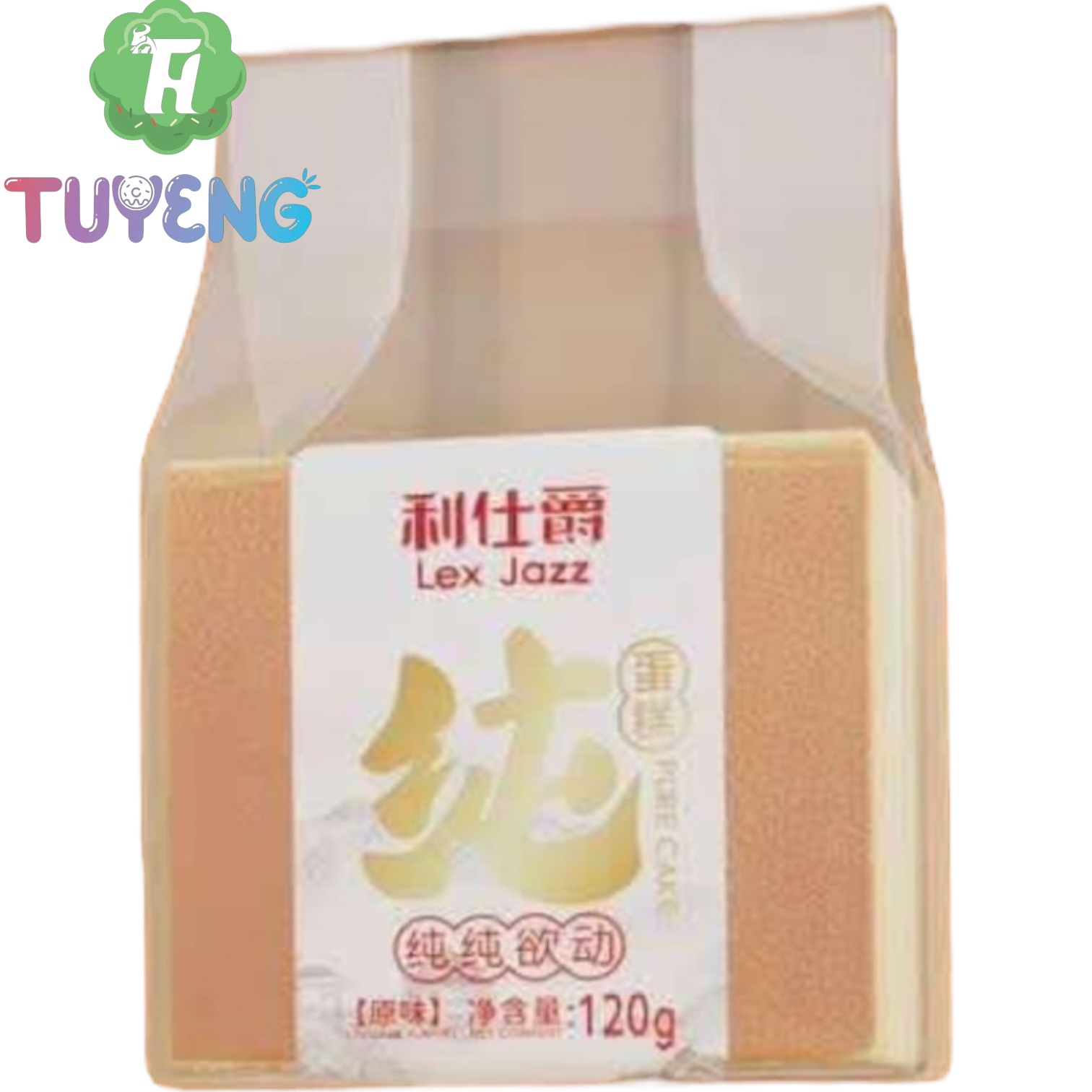 LEX JAZZ Pure Cake 32x120g Datum:02/04/2026 (bánh bông lan mong to ...