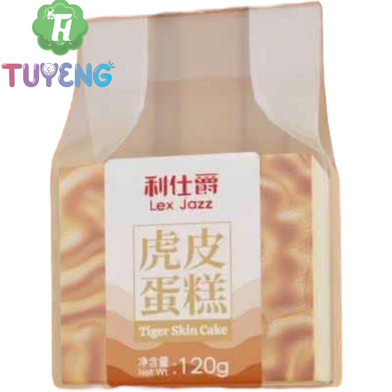 LEX JAZZ Tiger Skin Cake 32x120g Datum:19/11/2025 (bánh bông lan da hổ ...