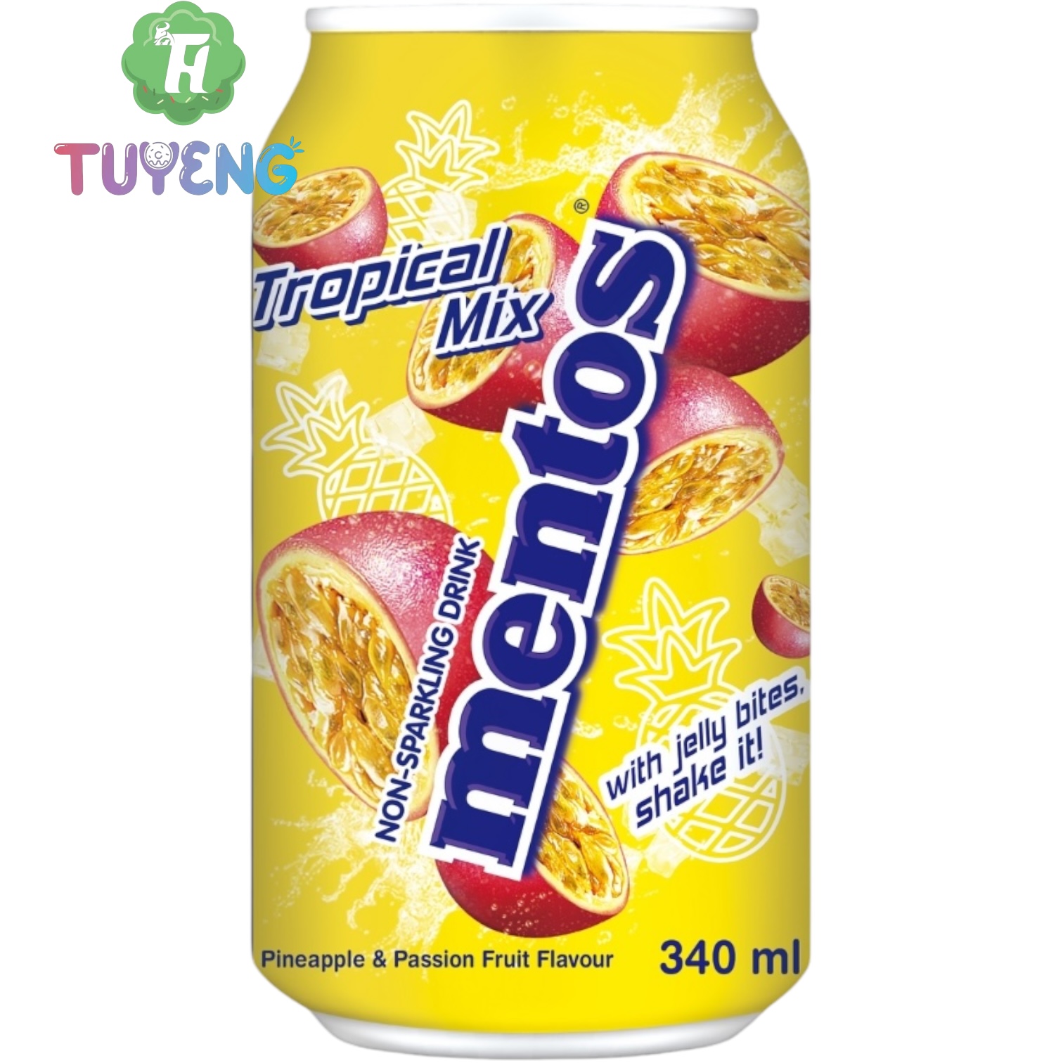 MENTOS Sparkling Drink Tropical Mix 24x340ml - TuyenG