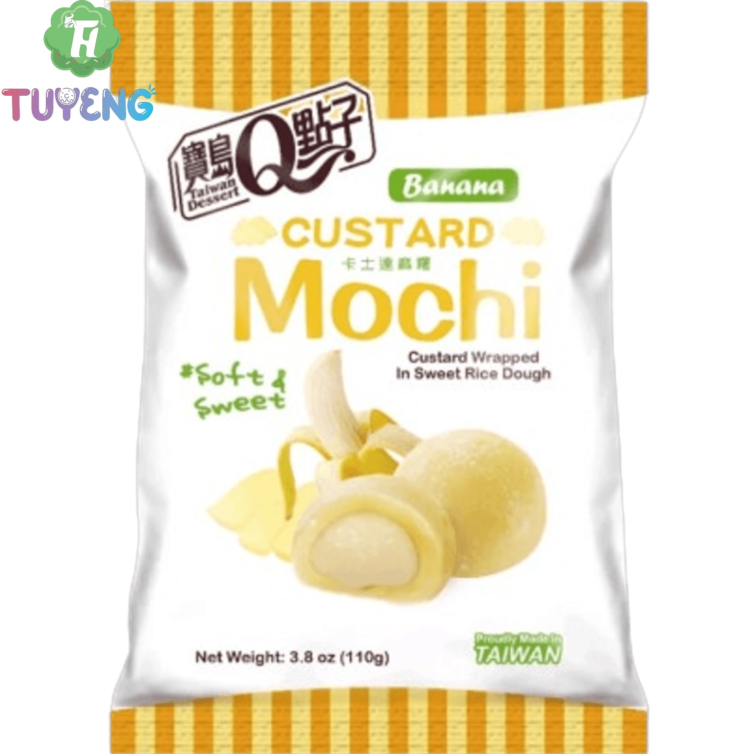 MOCHI Custard Soft& Sweet Banana 24x110g - TuyenG