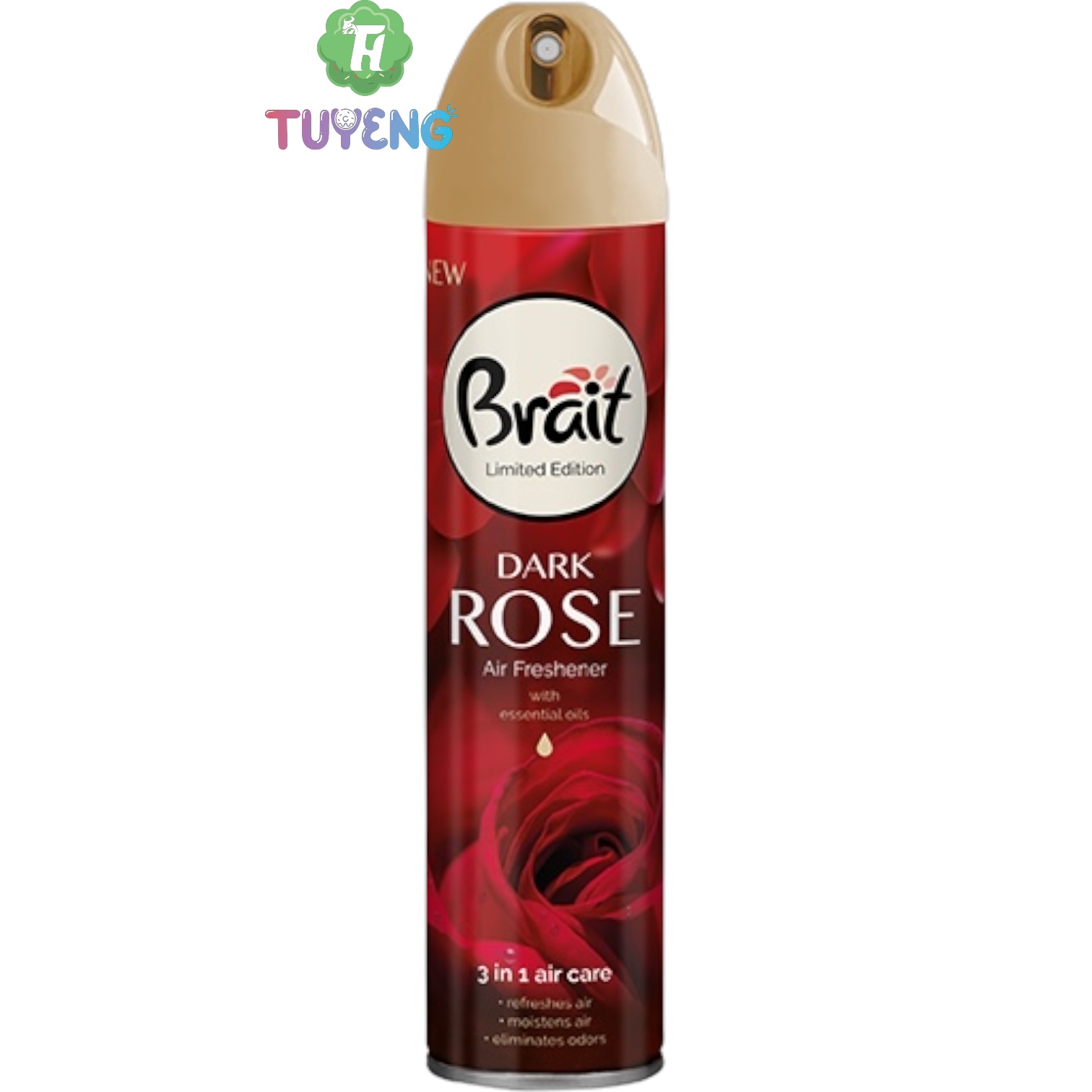 BRAIT 300ml Air Freshener Dark Rose 12ks/bal - TuyenG