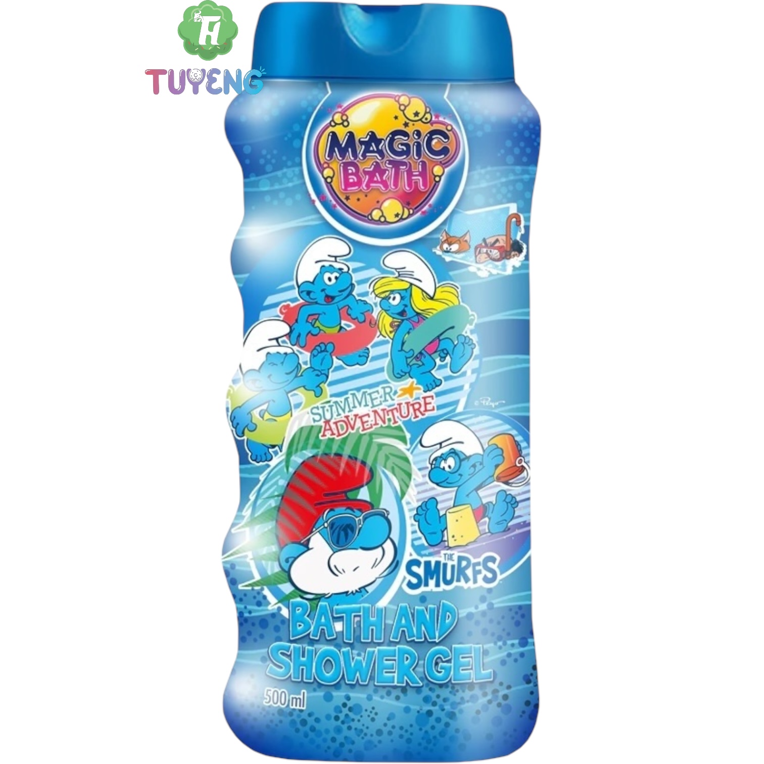 MAGIC BATH Kids Bath And Shower Gel Smurfs 12x500ml - TuyenG