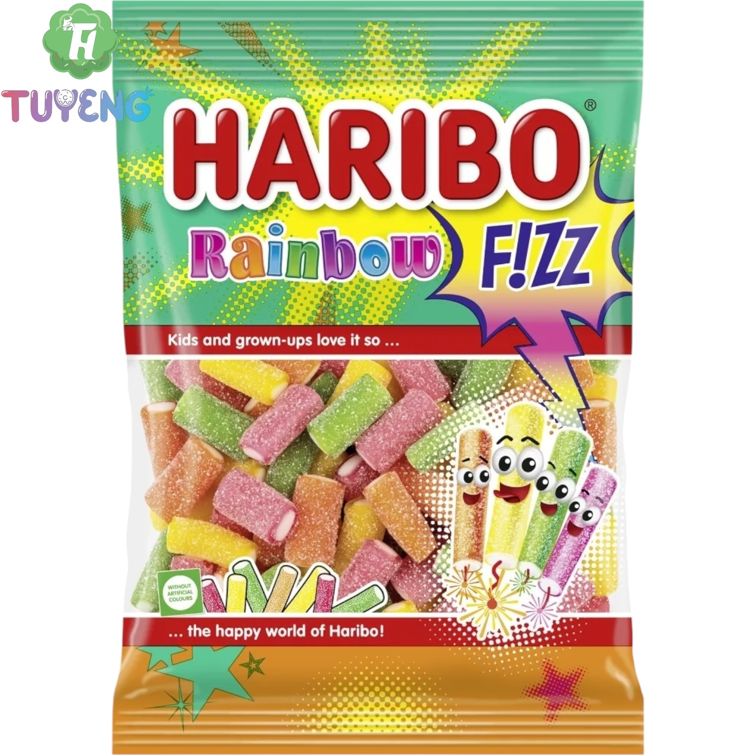 HARIBO Rainbow Fizz 30x175g - TuyenG