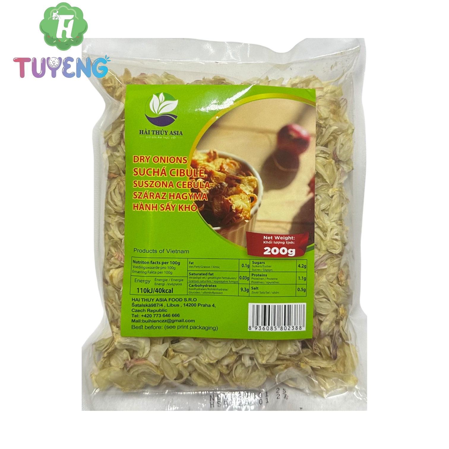 HAI THUY Suchá Cibule 50x200g (hành sấy khô) - TuyenG