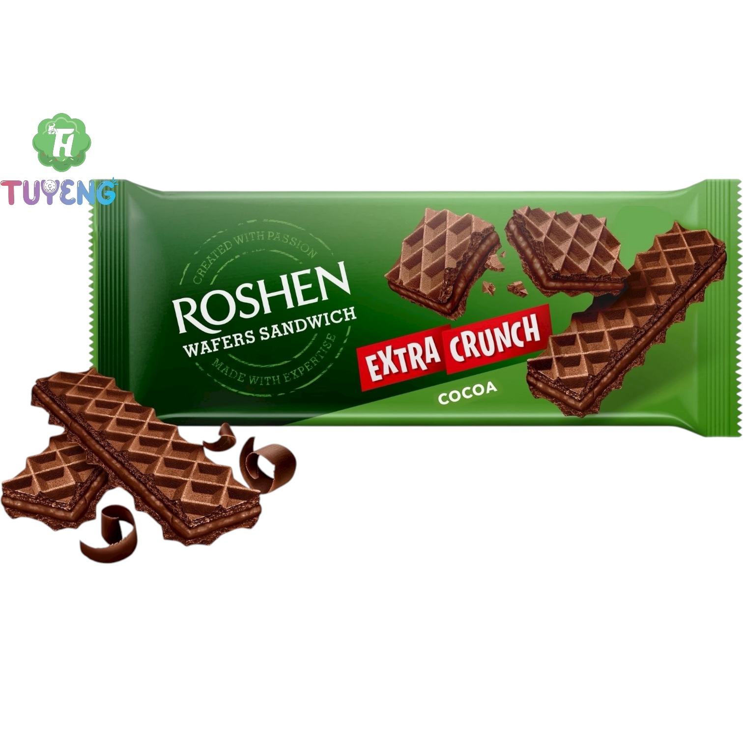 ROSHEN Wafers Sandwich Extra Crunch Cocoa 15x142g - TuyenG